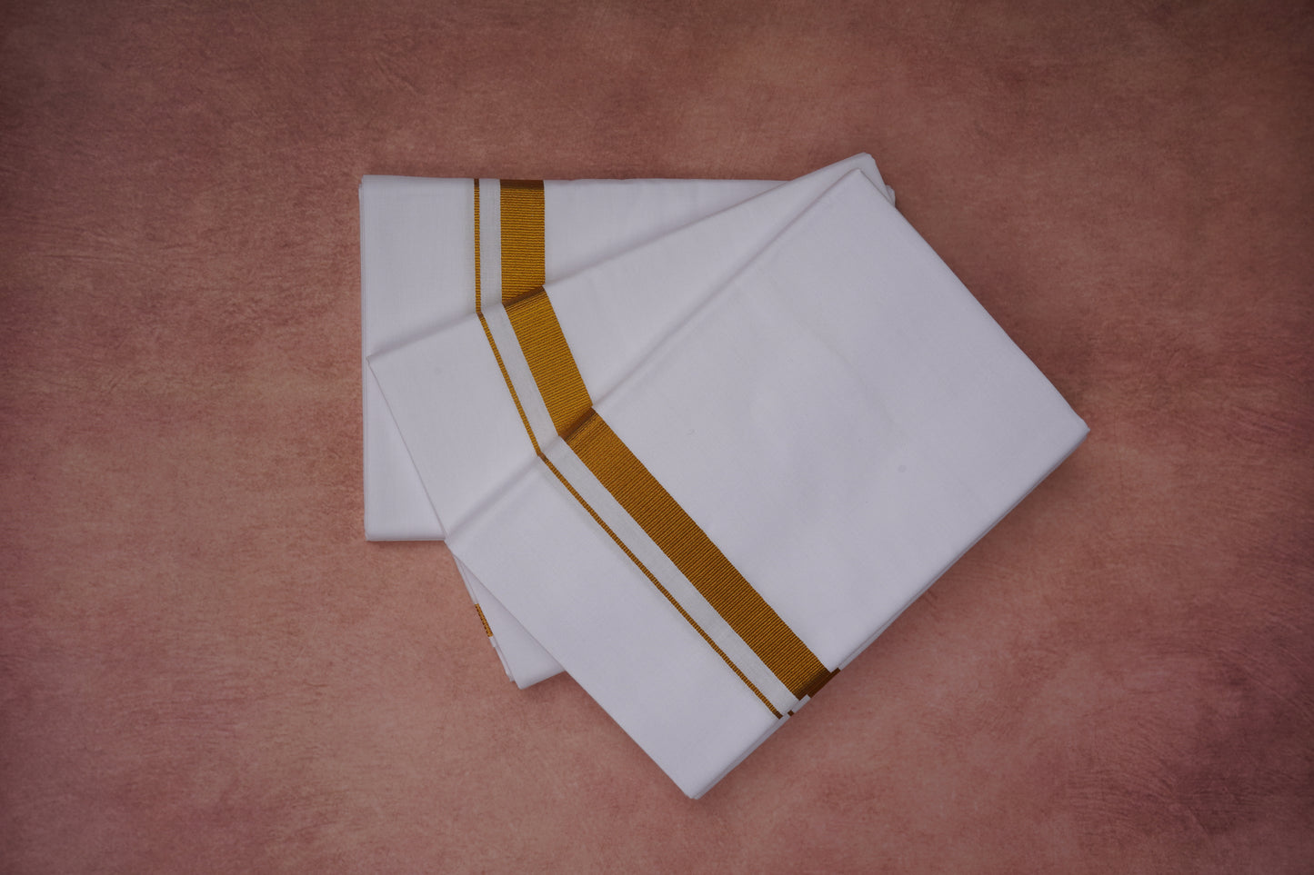 Gold Jari Border 3 pcs Combo w/s Dhoti 1.90 mtr – MCR Textiles Private ...